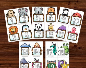 Circus Math Literacy Cut and Paste Activities Fine Motor - Etsy