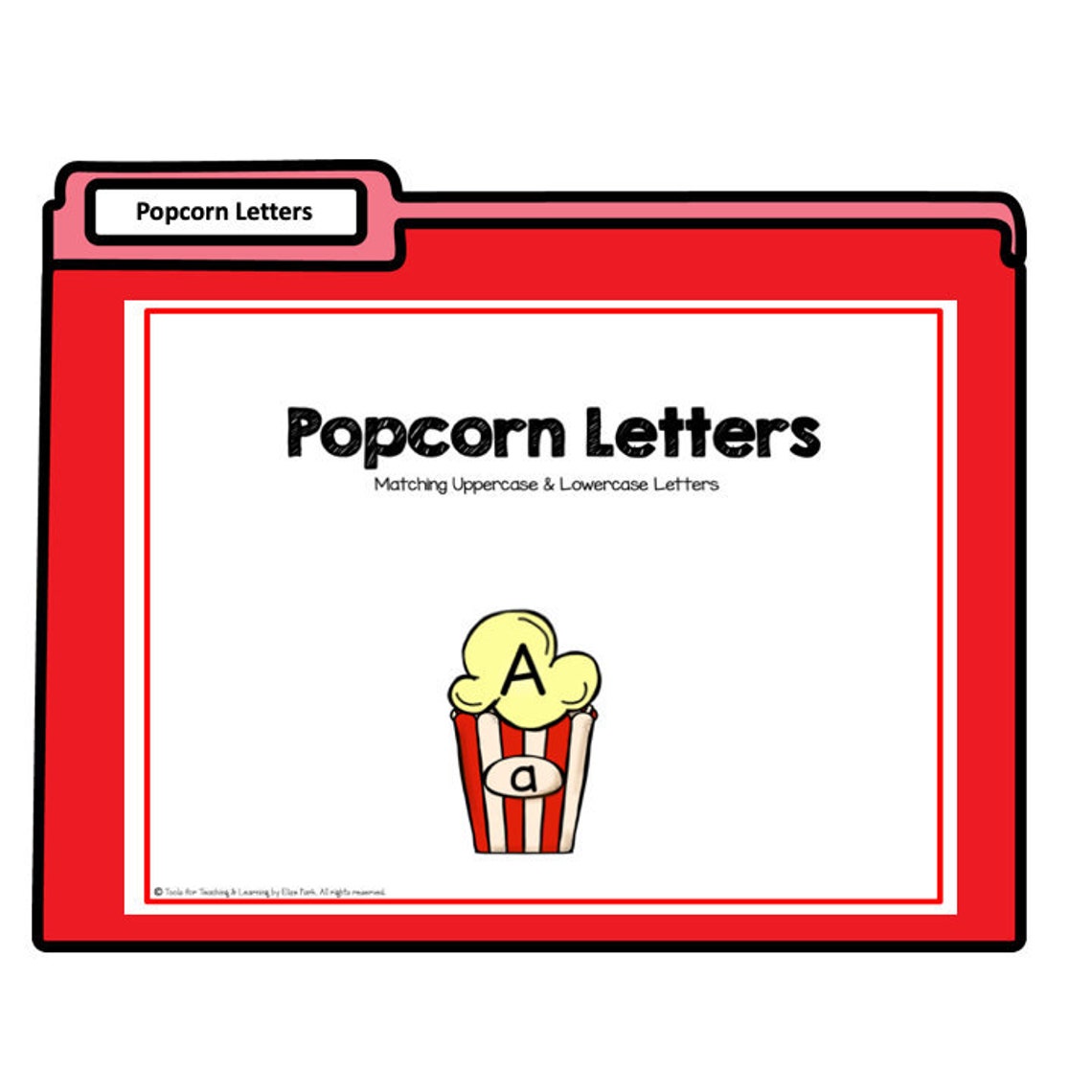 Popcorn Letters - Etsy