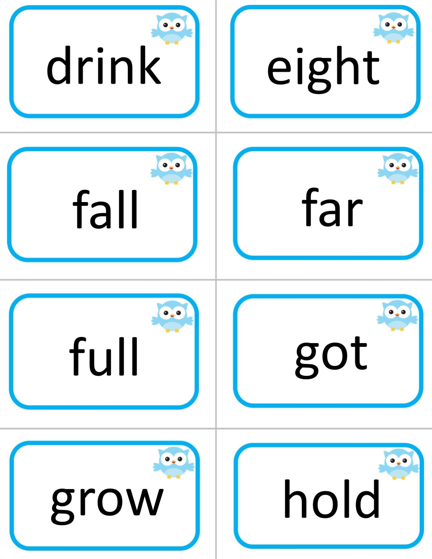 Dolch Grade 3 Sight Words Flashcards - Etsy