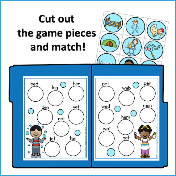 Short E CVC Words - Etsy