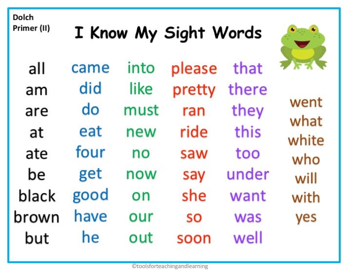 Dolch Words Posters - Etsy