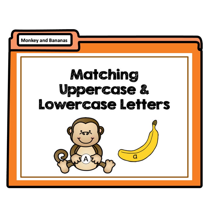Monkey and Banana Letters - Etsy