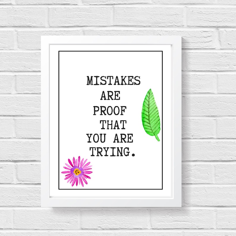 Set of 6 Kid's Inspirational Wall Art, Classroom Wall Art for Teacher ...