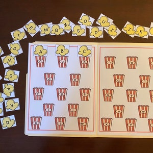 Popcorn Letters - Etsy