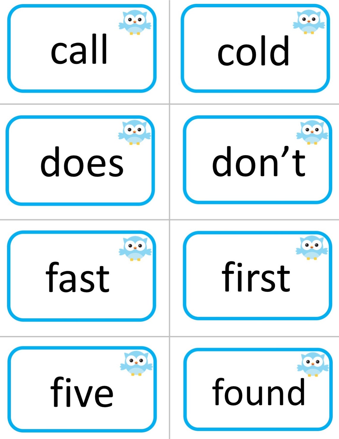 Dolch Grade 2 Sight Words Flashcards - Etsy