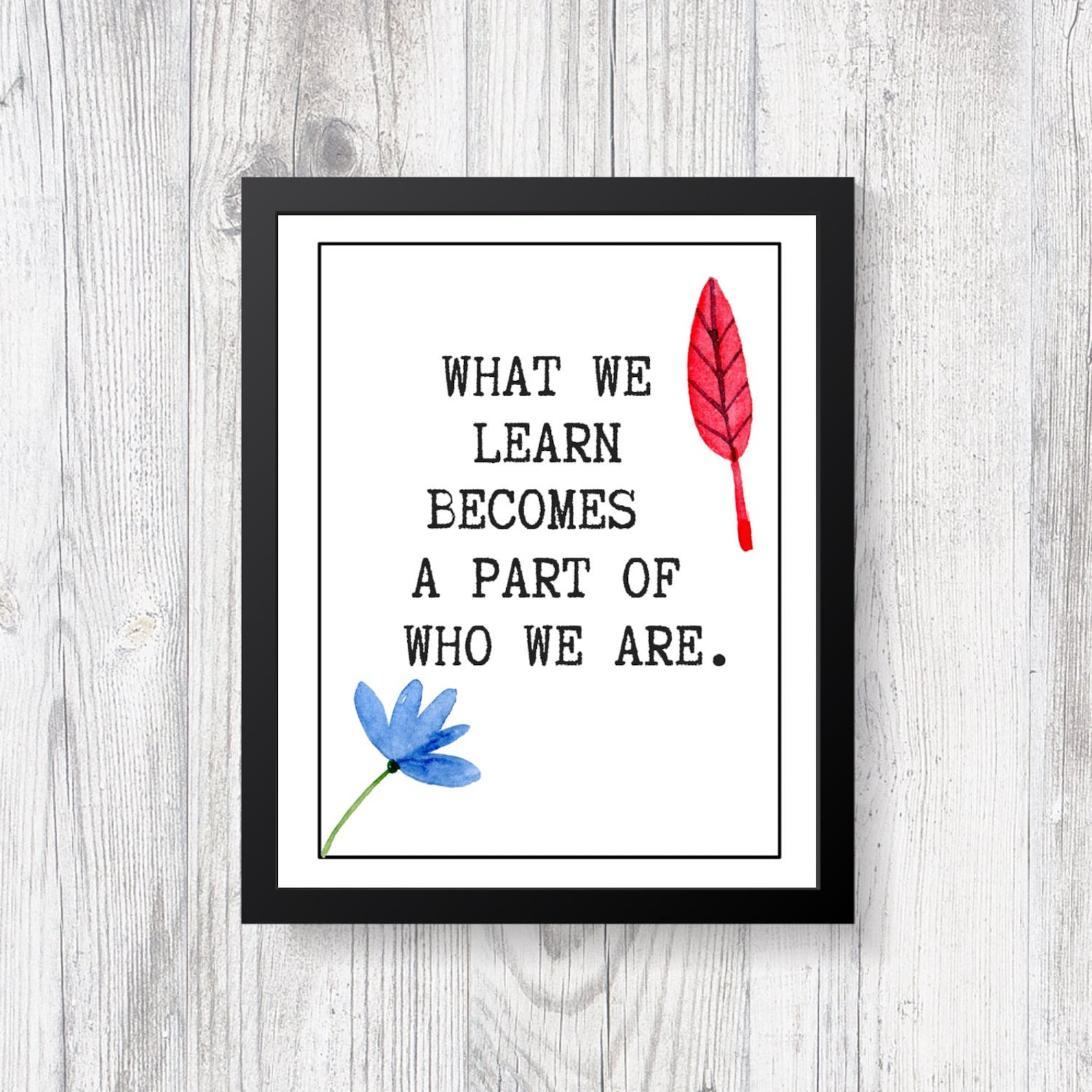 Set of 6 Kid's Inspirational Wall Art, Classroom Wall Art for Teacher ...