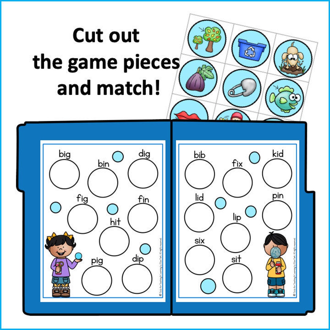 Short I CVC Words - Etsy