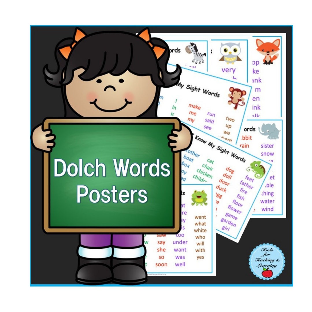 Dolch Words Posters - Etsy