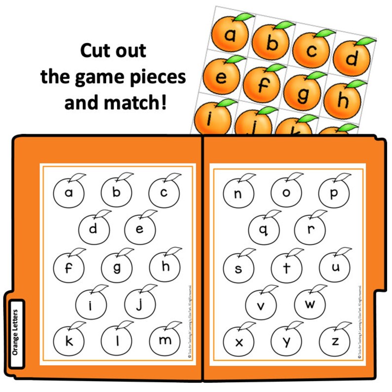 Orange Letters - Etsy