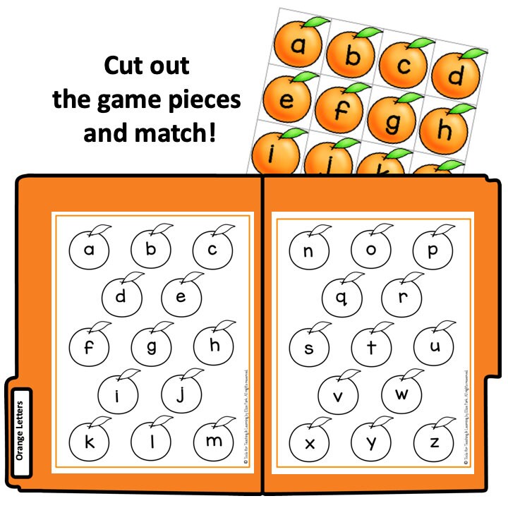 Orange Letters - Etsy