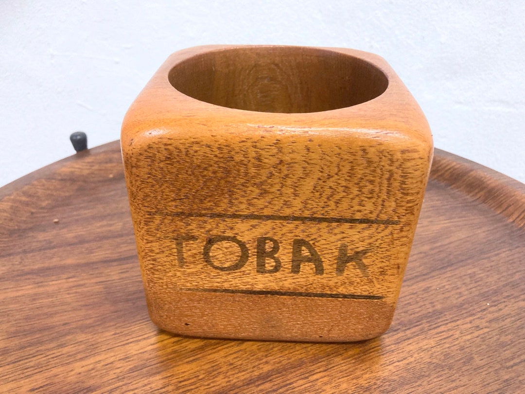 Cube-shaped Teak Tobacco Box From Sowe Sweden 50s 60s - Etsy