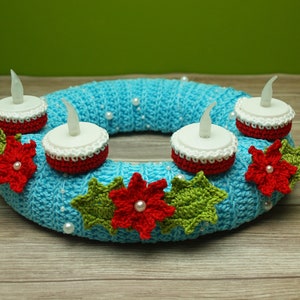 Crochet Instructions Advent Wreath Snowman PDF File - Etsy Ireland
