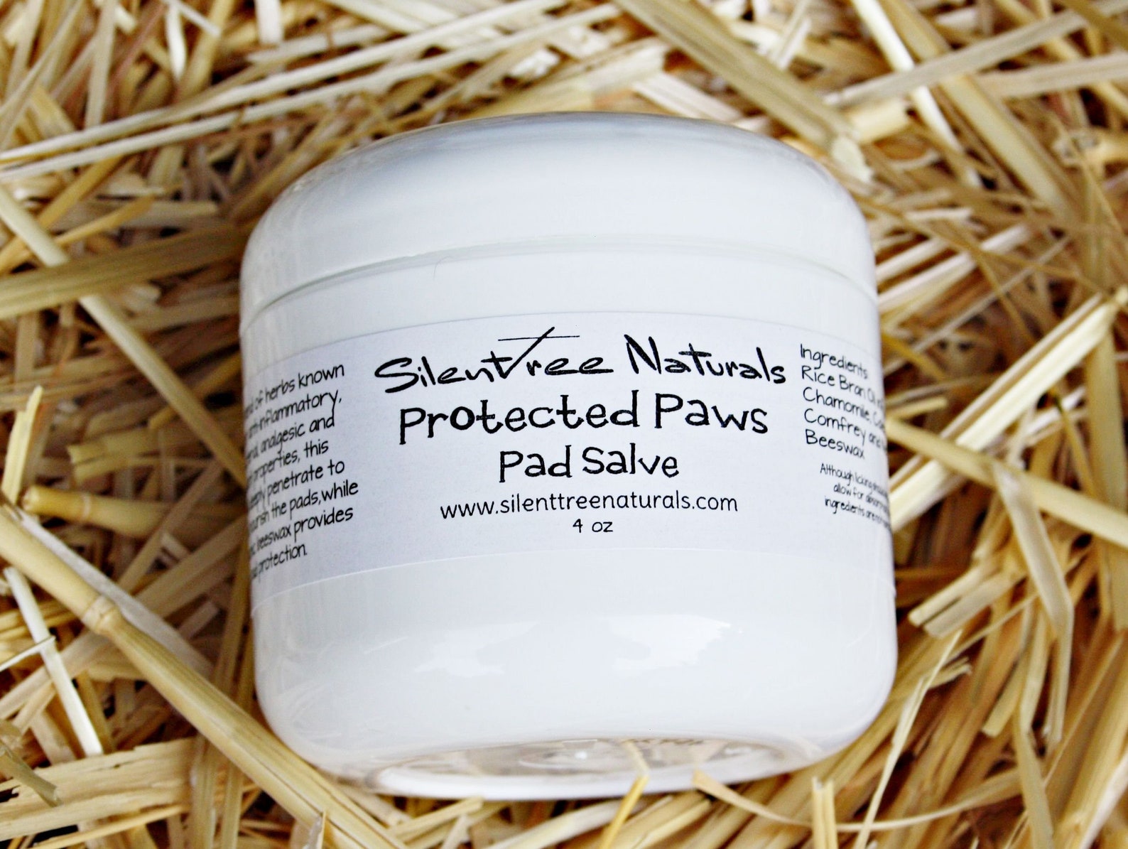 Protected Paws Pad Salve 4 Oz-natural Pet Care, Paw Salve for Dogs ...