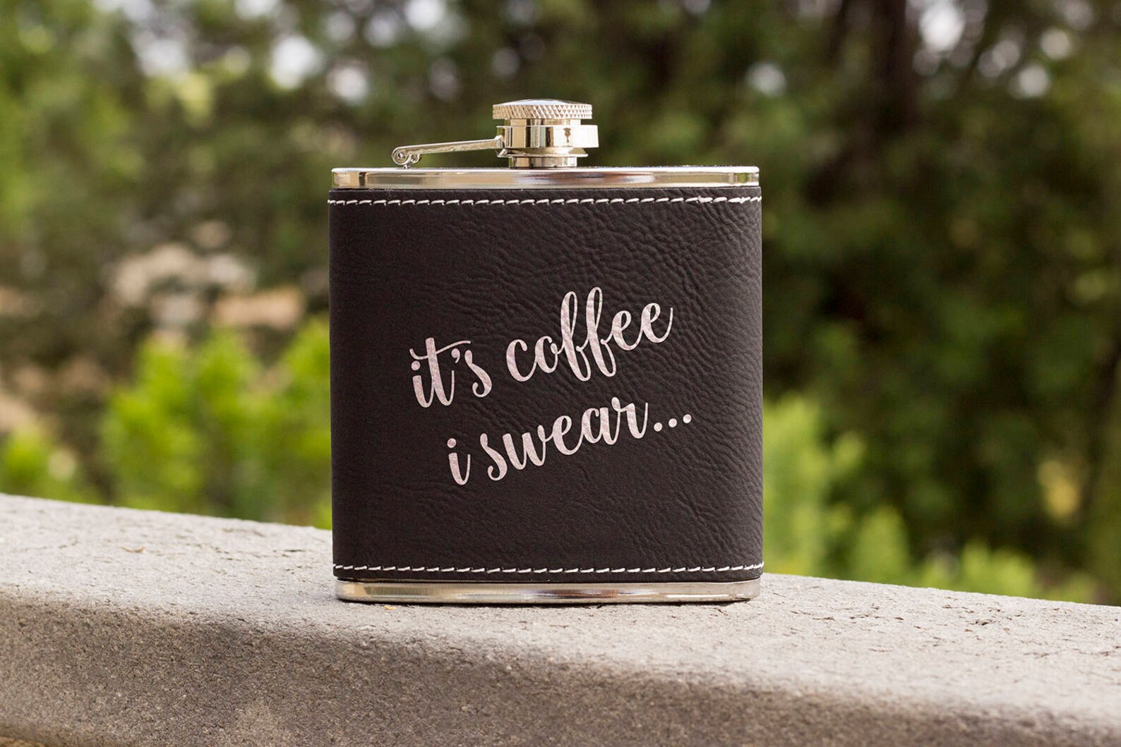 Funny Flask Unique Flask It's Coffee Funny Quote Flask - Etsy