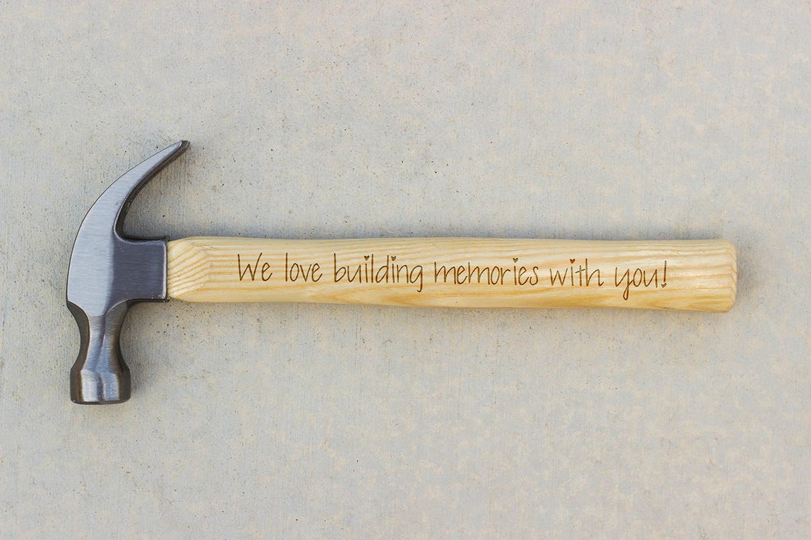 Personalized Hammer, Fathers Day Gift, Hammer, Custom Hammer, We Love ...