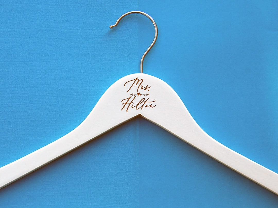 Mrs. Hanger for Dress, Bride Dress Hanger,name Hanger,customize Hanger ...