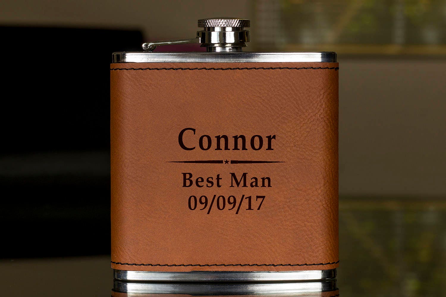 Personalized Flask Best Man Flask Wedding Flask Gift for | Etsy