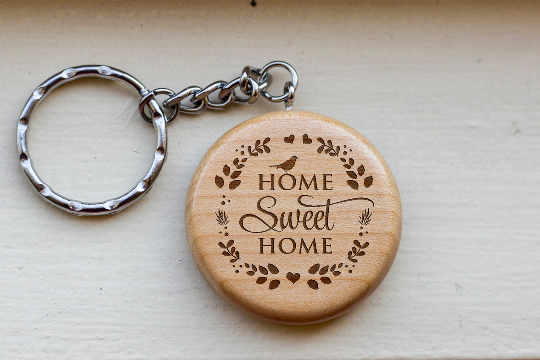 Personalize Key Chain, Home Sweet Home Key Chain, Love Key Chain,custom ...