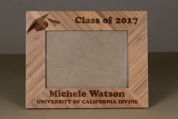 Graduation Custom Picture Frame Engraved Photo Frame Wooden | Etsy