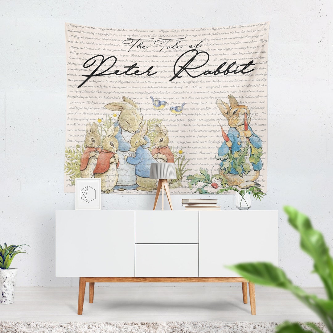 Peter Rabbit Nursery Tapestry, Peter Rabbit Party Decor, Peter Rabbit ...