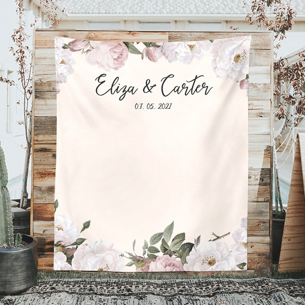 Custom Wedding Photo Backdrop - Etsy