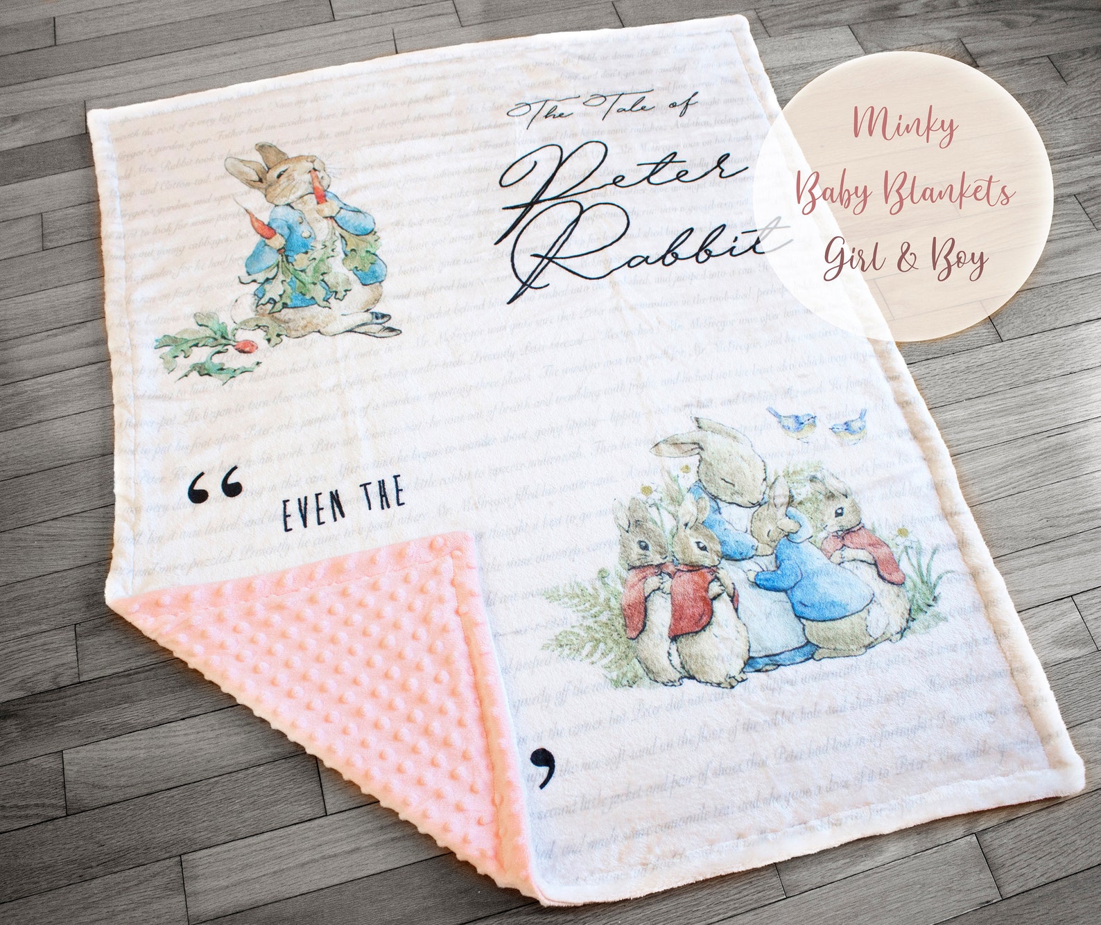 Peter Rabbit Baby Blanket Peter Rabbit Nursery Baby Gift | Etsy