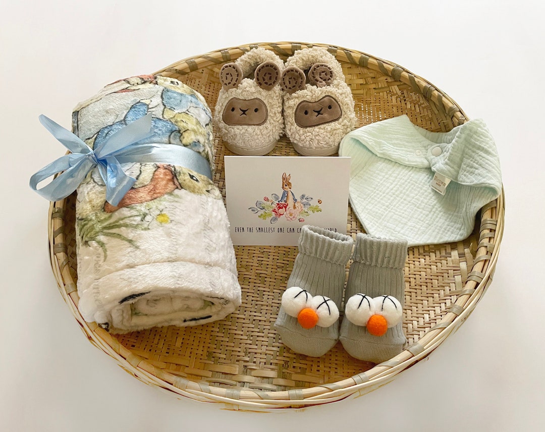 Newborn Peter Rabbit Gift Set, Baby Shower Gift Box, Peter Rabbit ...