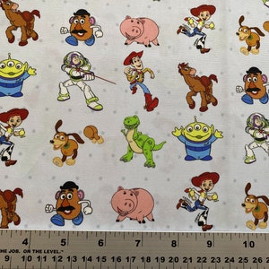 Toy Story Fabric, Pixar Fabric, Buzz Lightyear Fabric, Toy Story 4 - Etsy