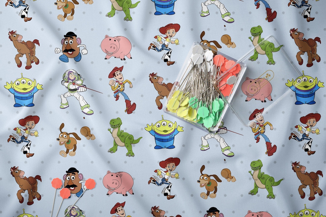 Toy Story Fabric, Pixar Fabric, Buzz Lightyear Fabric, Face Mask Fabric ...