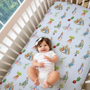 Nursery Bedding Set Handmade Baby Shower Gift Peter Rabbit Baby Crib ...