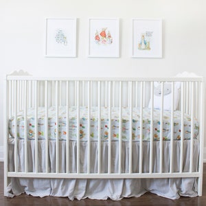Nursery Bedding Set Handmade Baby Shower Gift Peter Rabbit Baby Crib ...