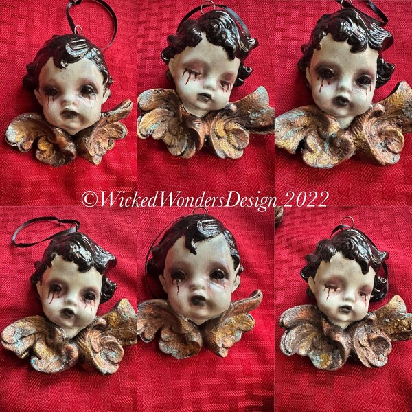 Scary Cherub Art - Etsy