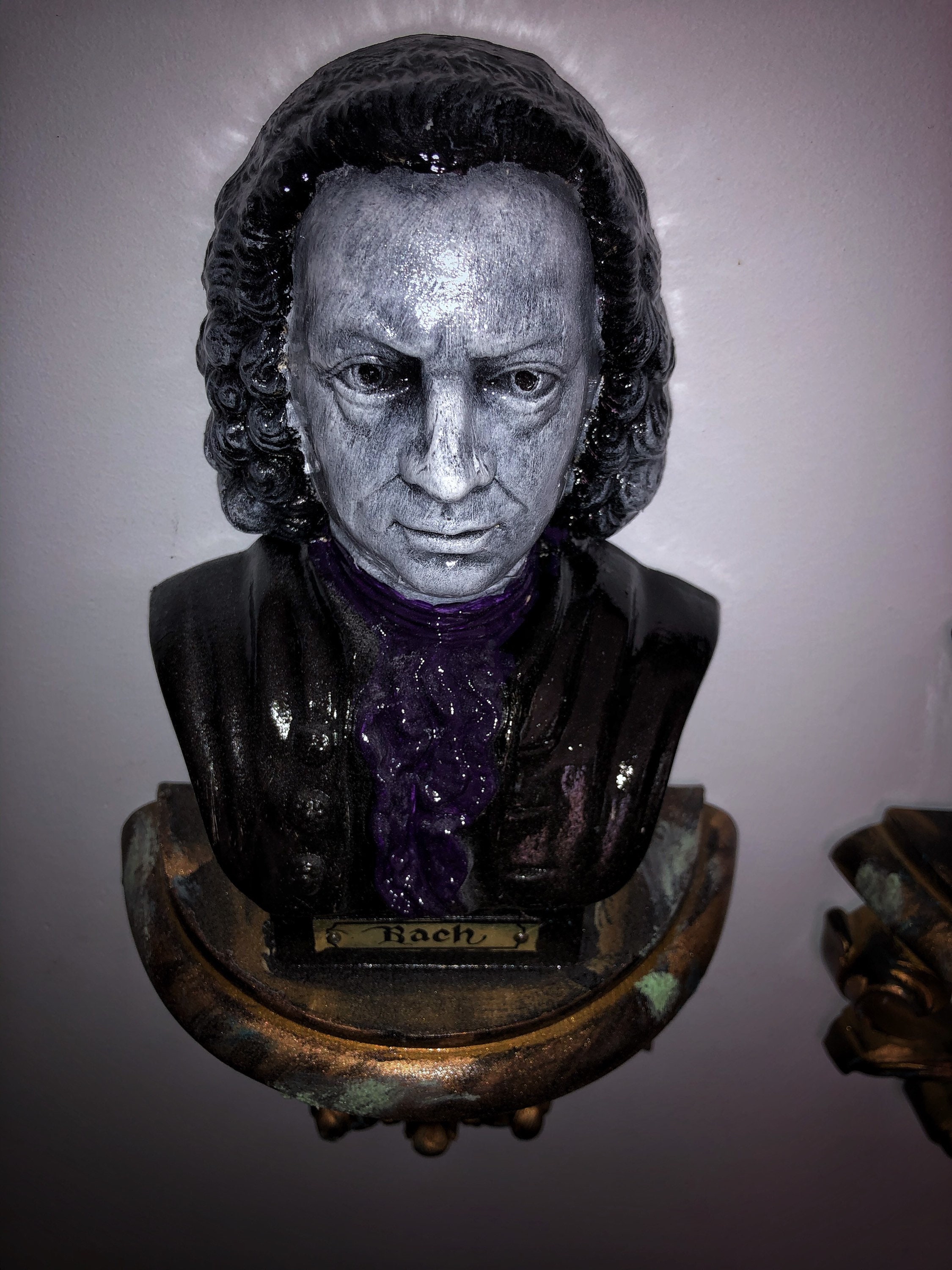 Mozart & Bach Ghost Busts Creepy Scary Horror OOAK - Etsy