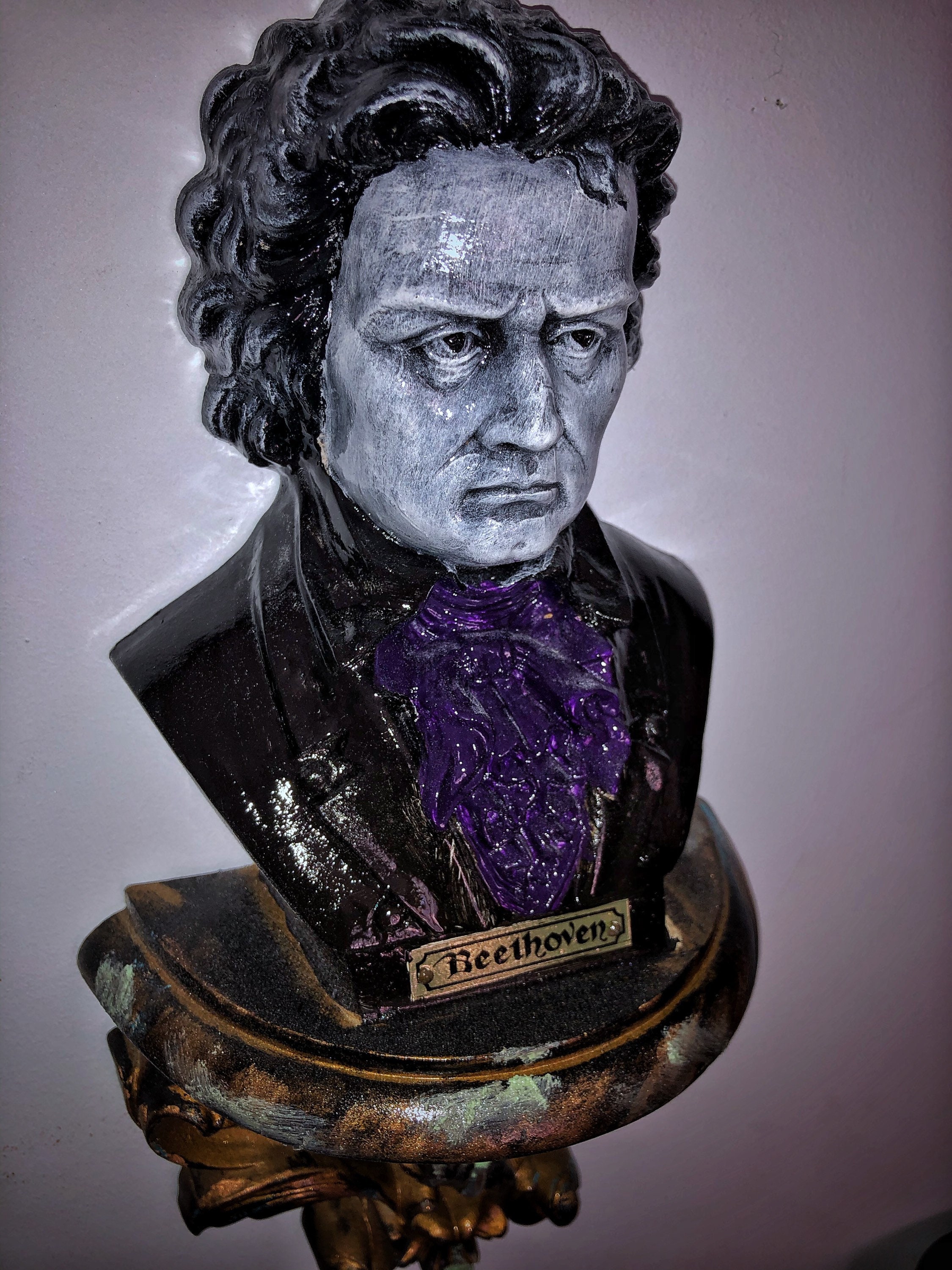 Mozart & Bach Ghost Busts Creepy Scary Horror OOAK - Etsy