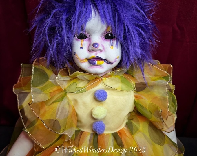 Calamity Creepy Scary Horror OOAK Porcelain Clown Doll - Etsy