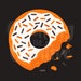 Spooky Halloween Donut Clipart Spider Bat Cruller Breakfast Pastry Fall ...
