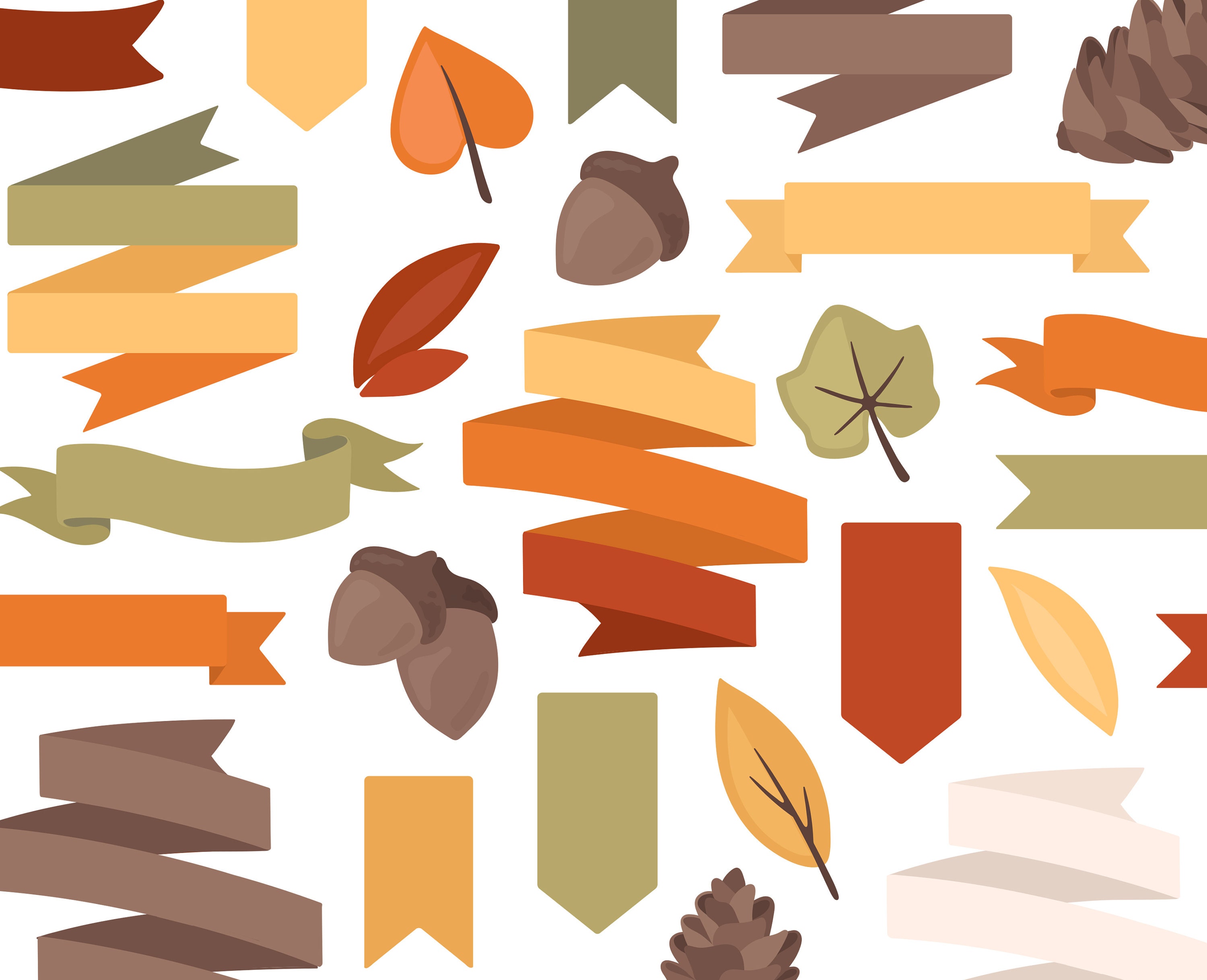 Fall Banner Clip Art