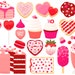 Valentine Treat PNG Clipart Valentine's Day Cookie Cupcake Pancake ...