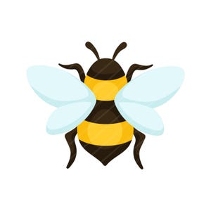 Honey Bee Clipart - SVG, PNG, EPS Images - Beehive Bee Keeping ...
