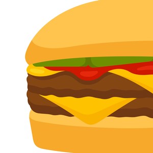 Fast Food Clipart - SVG, PNG, EPS Images - Chicken Nuggets Fries ...