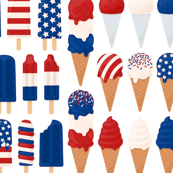 Popsicles Clip Art - Etsy