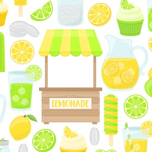 Lemonade Stand Clipart, Lime Clip Art, Spring Clipart, Summer Clip Art ...