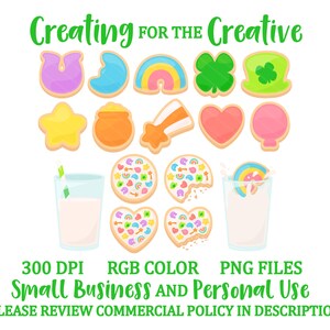 Lucky Marshmallow Cookie PNG Clipart - St Patrick's Day Baking Bakery ...
