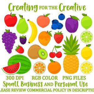 Fruit PNG Clipart Apple Peach Pear Watermelon Cherry Strawberry Clip ...