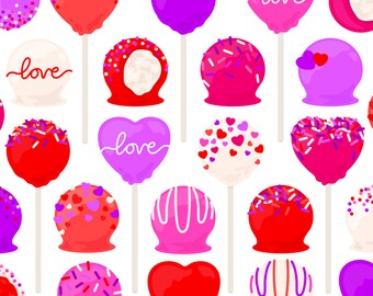 Cake Pop Clip Art - Etsy