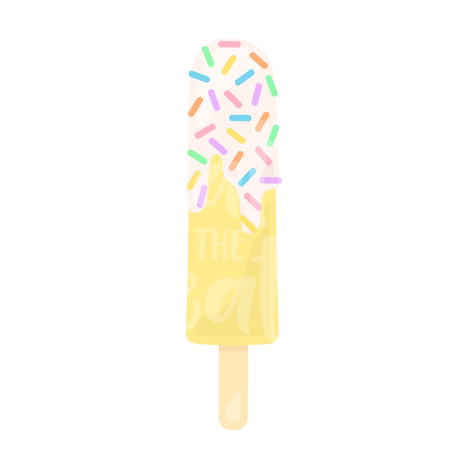 Pastel Popsicle Clipart Rainbow Summer Ice Cream Orange - Etsy