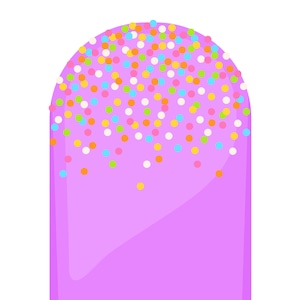 Rainbow Cake Pop Clipart SVG, PNG, EPS Images Cakesicle Clip Art ...