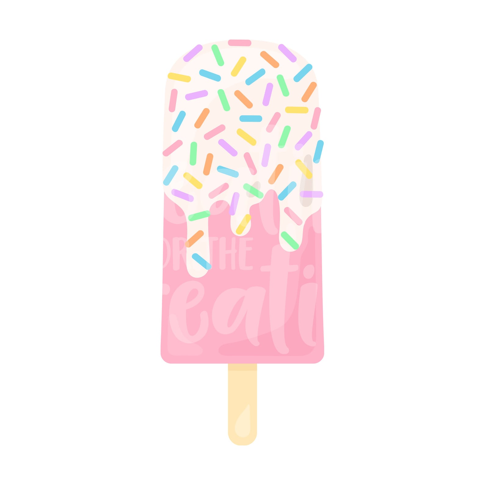 Pastel Popsicle Clipart - Rainbow Summer Ice Cream, Orange Creamsicle ...