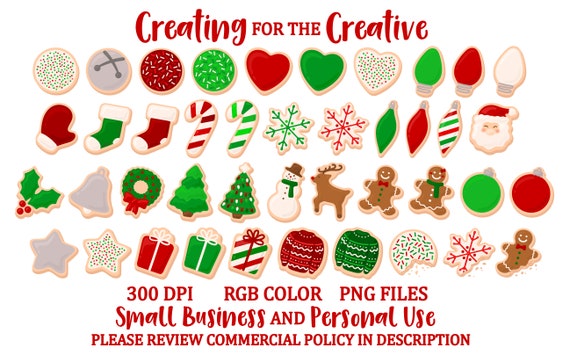 Holiday Sugar Cookies Clipart