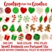 Christmas Cookie PNG Clipart - Santa Snowman Gingerbread Reindeer ...